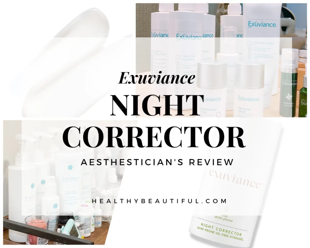 Exuviance - Night Corrector Acne-Prone, Oil-Free Hydragel Review by ...